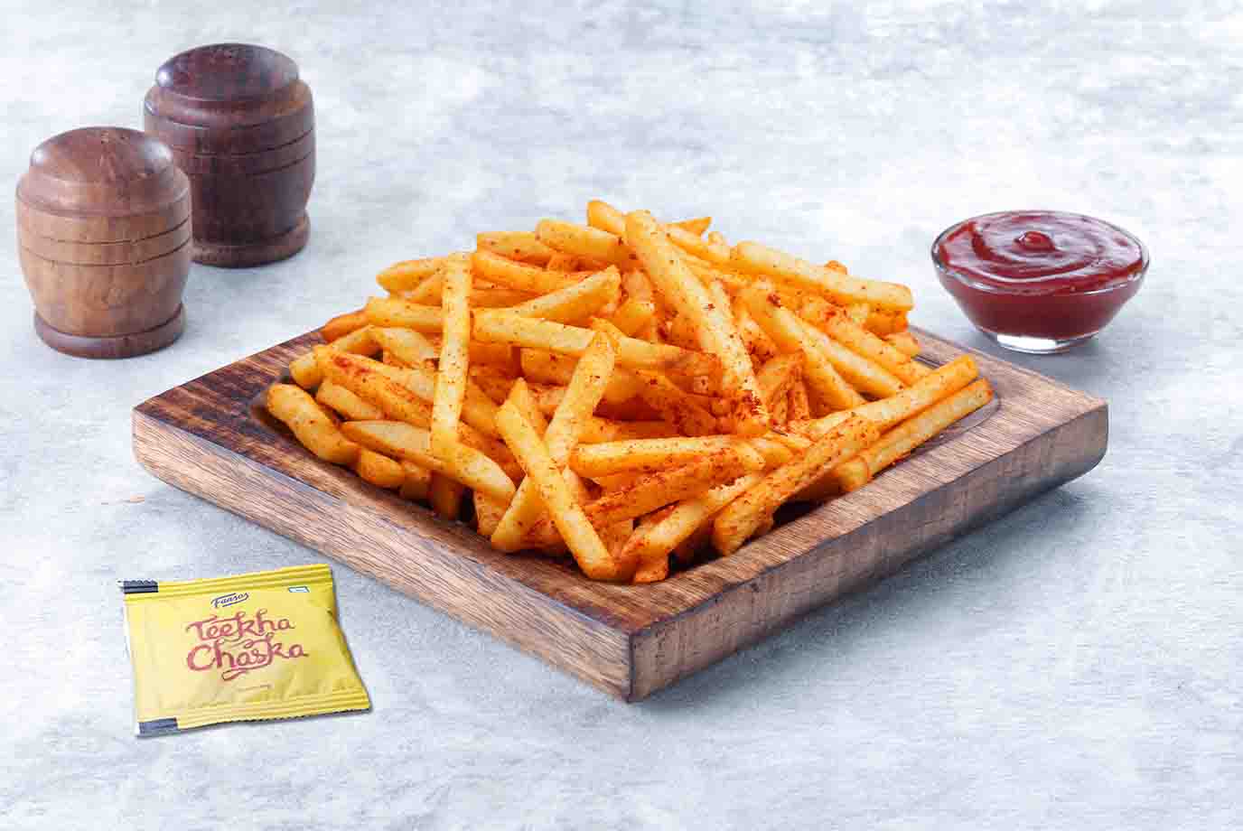 Order Must Try Teekha Chaska French Fries from Faasos on EatSure