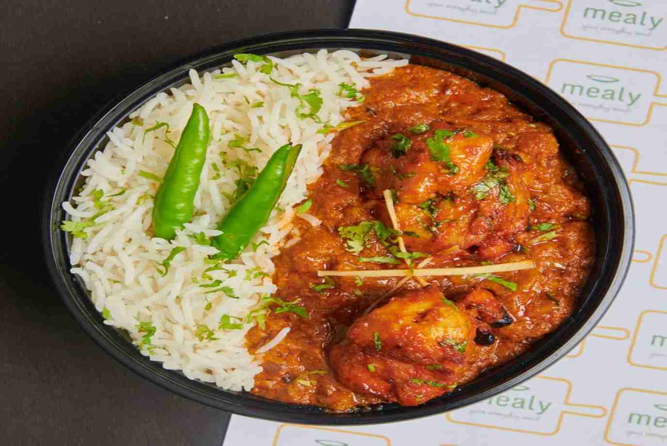 Order Chicken Tikka Masala Rice Bowl from Mealy Your Everyday Meal on ...
