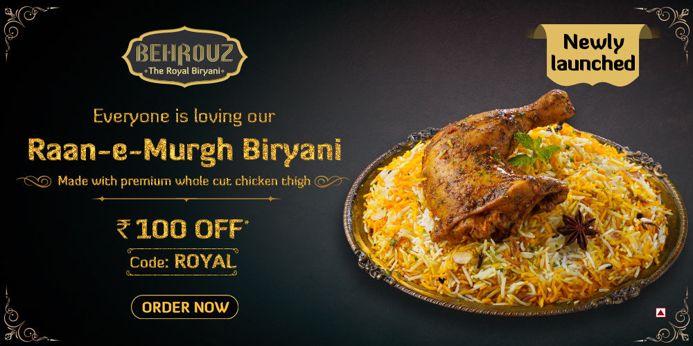 Order Behrouz Biryani Royal Biryani Near Me in Sahakarnagar RK