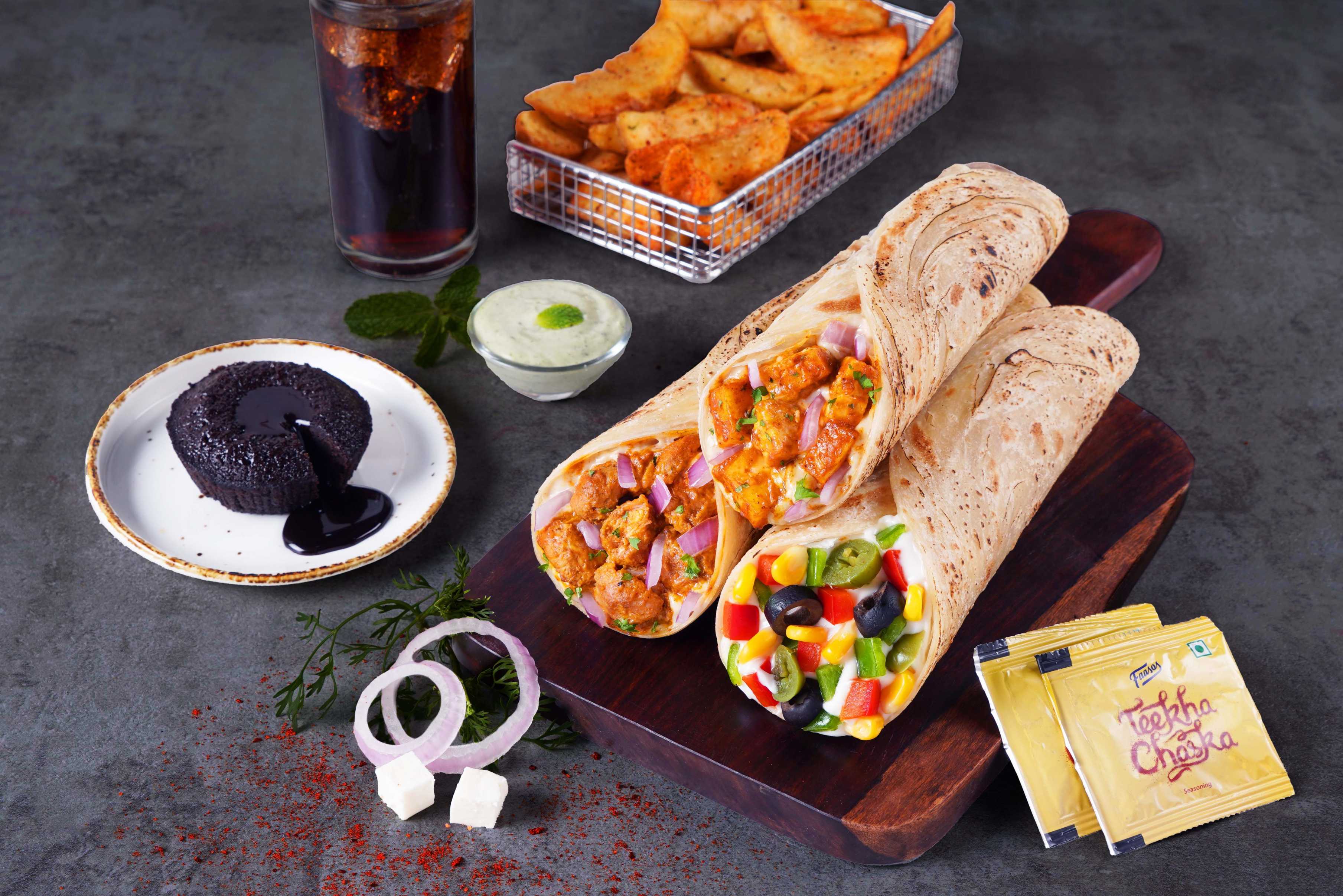 Order Faasos' Signature Wraps & Rolls Online from EatSure